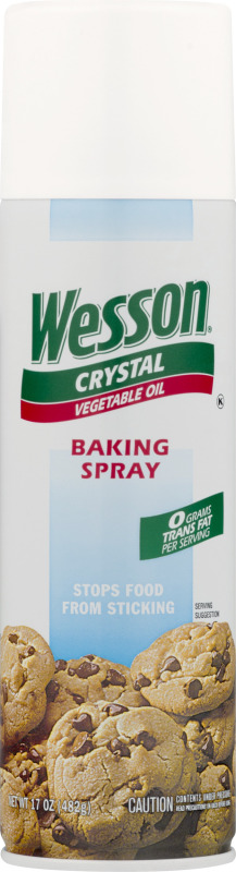 Wesson Crystal Vegetable Oil Baking Spray Wesson(27000620670 ...