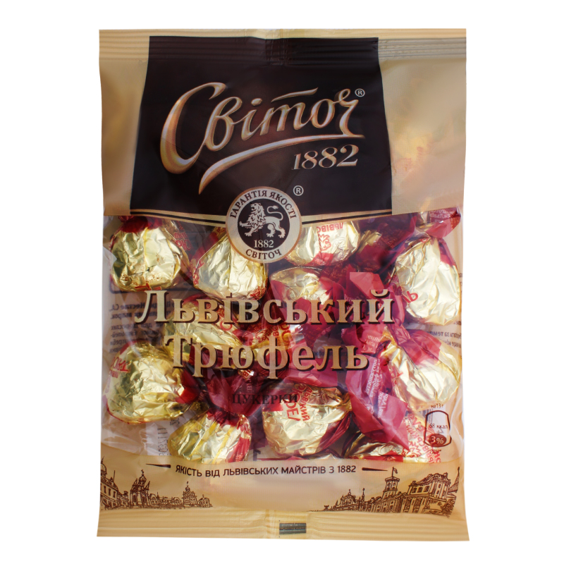 Конфеты Львовский трюфель Світоч м/у 196г Світоч(4823000920811): купить ...