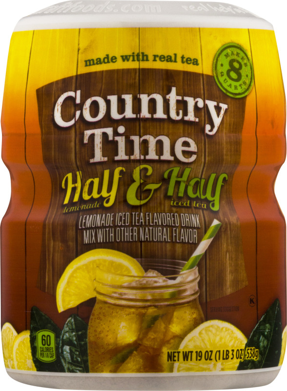 Country Time Half & Half Drink Mix Lemonade/Ice Tea Country Time ...