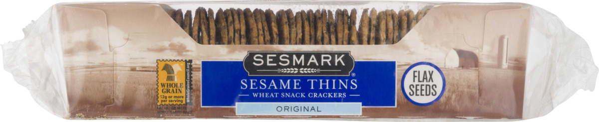 Sesmark Wheat Snack Crackers Sesame Thins Original Sesmark(85693101005 ...