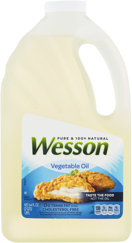 Wesson Pure & 100% Natural Vegetable Oil Wesson(27000612842): customers ...