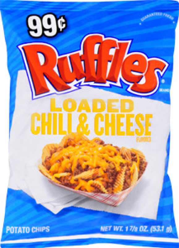 Ruffles Loaded Chili & Cheese Potato Chips Ruffles(28400034609 ...