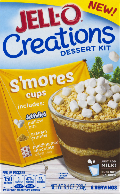 Jell-O Creations Dessert Kit S'Mores Cups JELL-O(43000068793 ...
