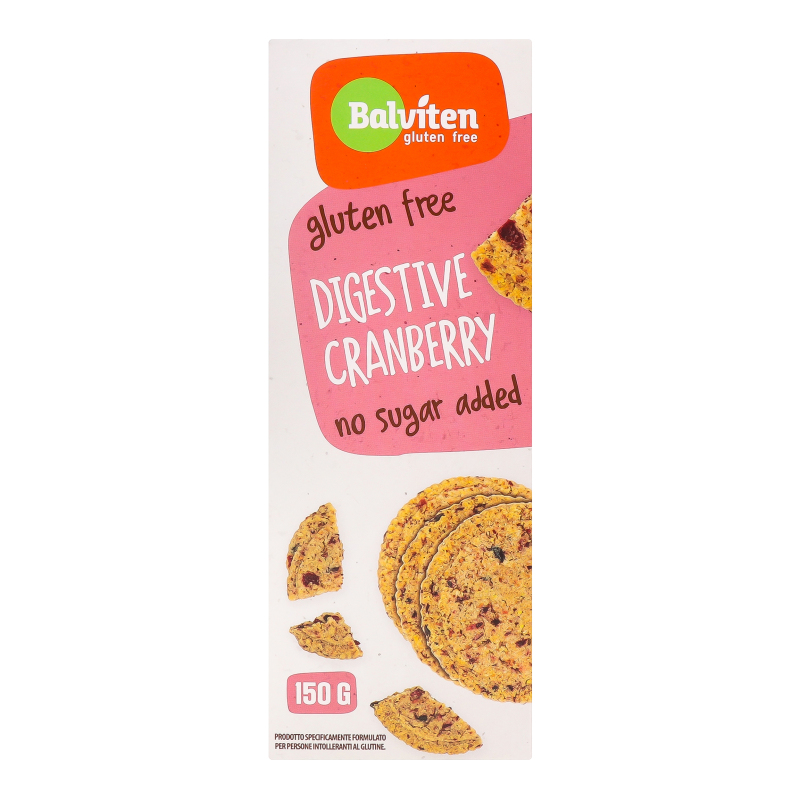 Печенье без глютена с клюквой Cranberry Digestive Balviten к/у 150г ...
