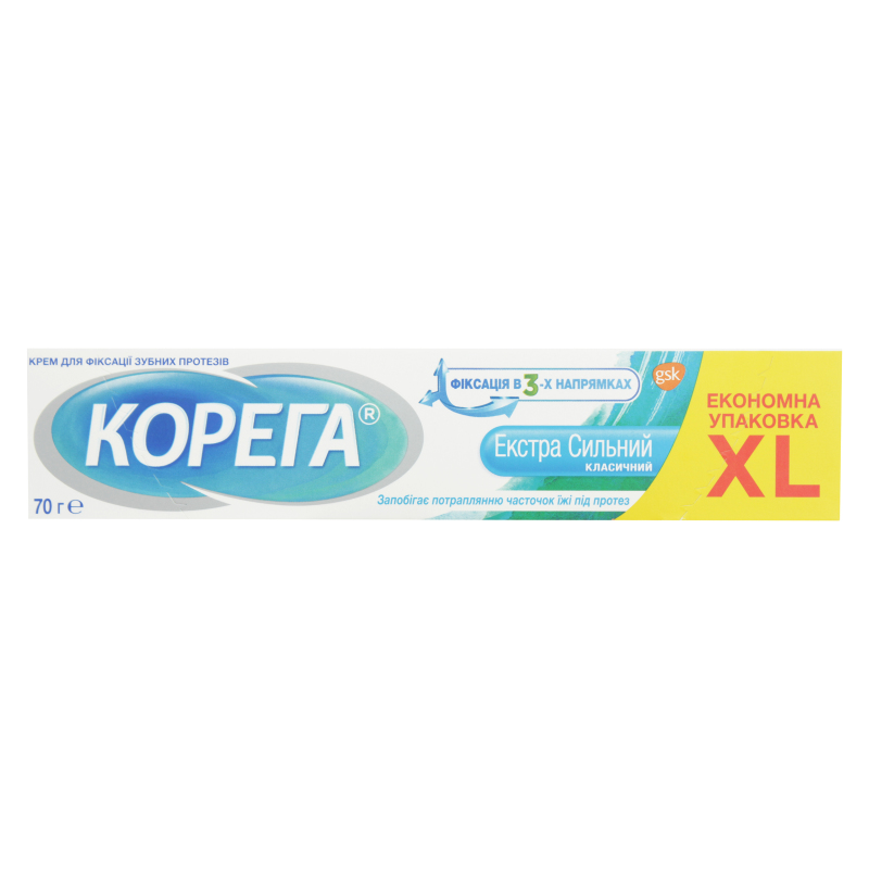 Крем Корега Екстра сильний 70гр Corega(4820127150206): купить в ...