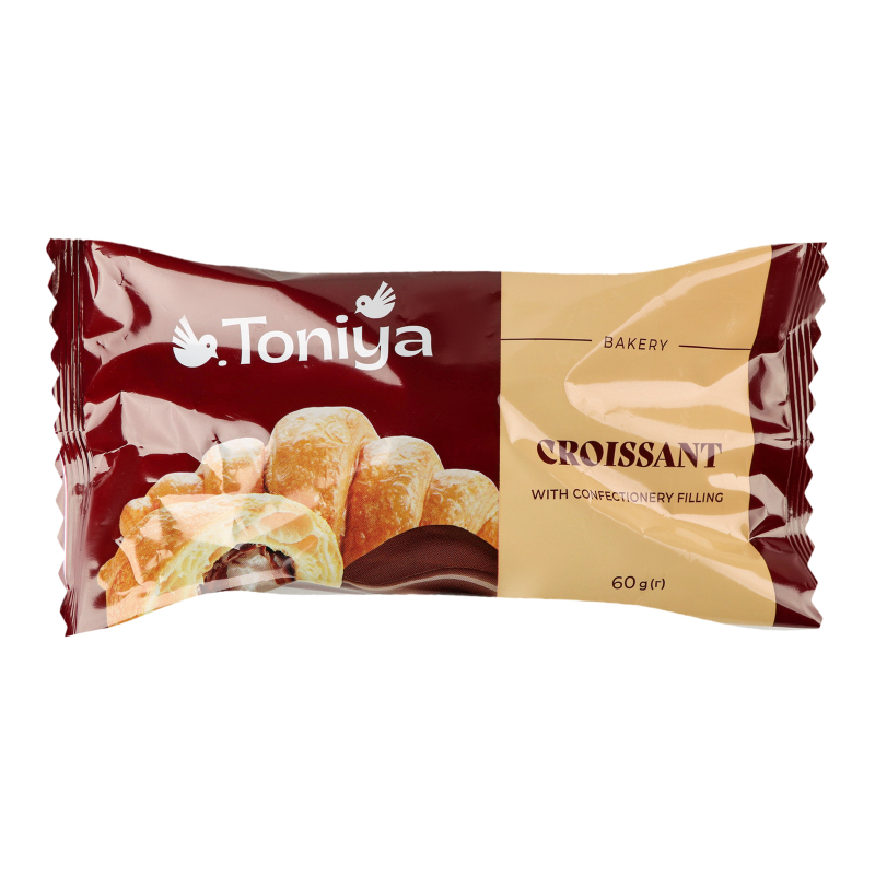 Круассан с кондитерской начинкой Toniya м/у 60г Toniya(4820208382373 ...