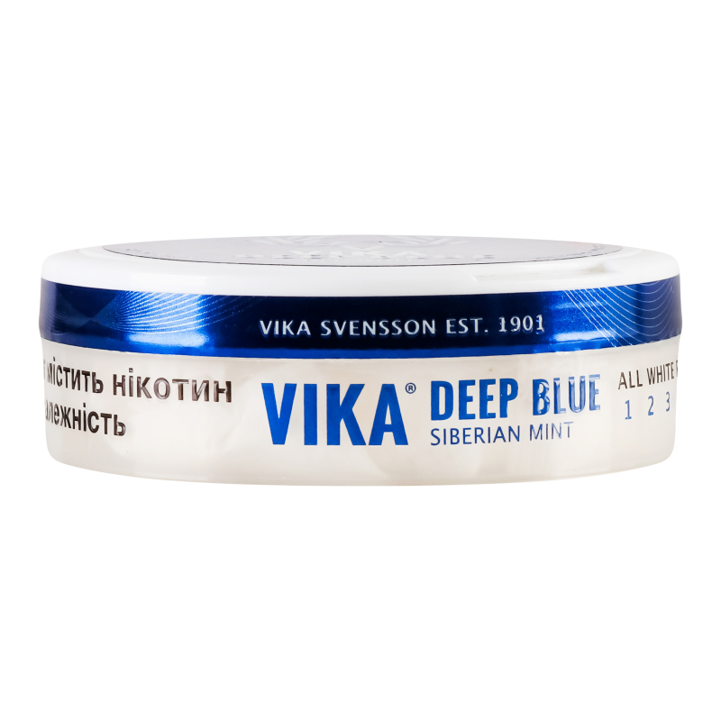 Подушечки нікотинові Vika Deep Blue Siberian Mint 14г(17350120030051): придбати в інтернет ...