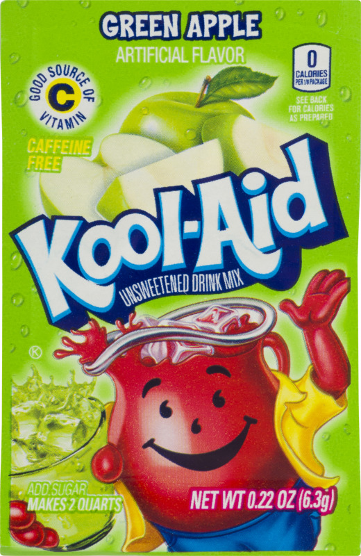 Kool-Aid Unsweetened Drink Mix Green Apple Kool-Aid(43000059036 ...