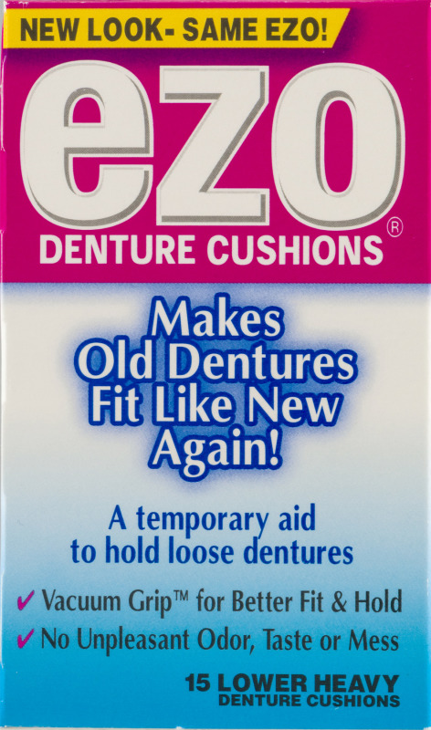 EZO Denture Cushions Lower Heavy - 15 CT EZO(75137286931): customers ...