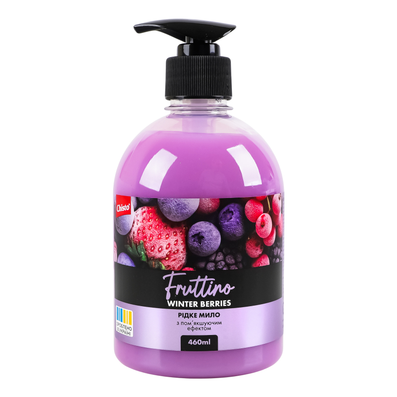 Мыло жидкое со смягчающим эффектом Winter berries Fruttino Chisto 460мл ...