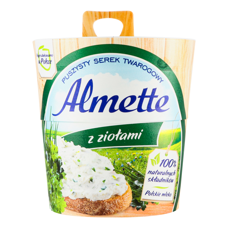 Сыр 57% сливочный с травами Almette ст 150г Almette(5902899101651 ...