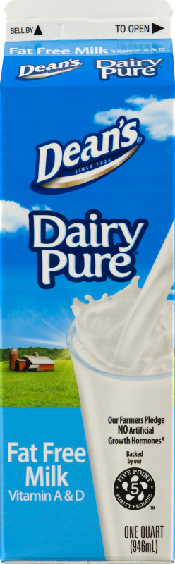 Dean's Dairy Pure Fat Free Milk Dean's(41900077068): customers reviews ...