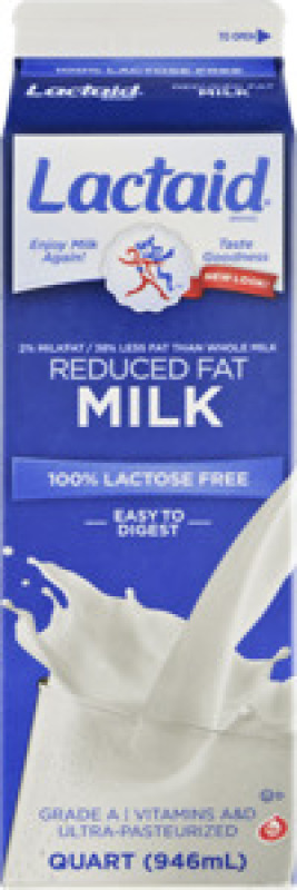 Lactaid 100% Lactose Free Reduced Fat Milk Lactaid(41383090424 ...