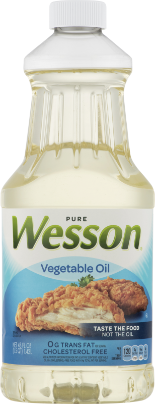 Pure Wesson 100% Natural Vegetable Oil Pure Wesson(27000612866 ...
