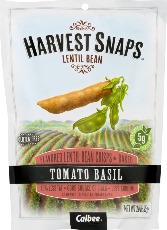 Calbee Harvest Snaps Lentil Bean Tomato Basil Calbee(71146003019 ...