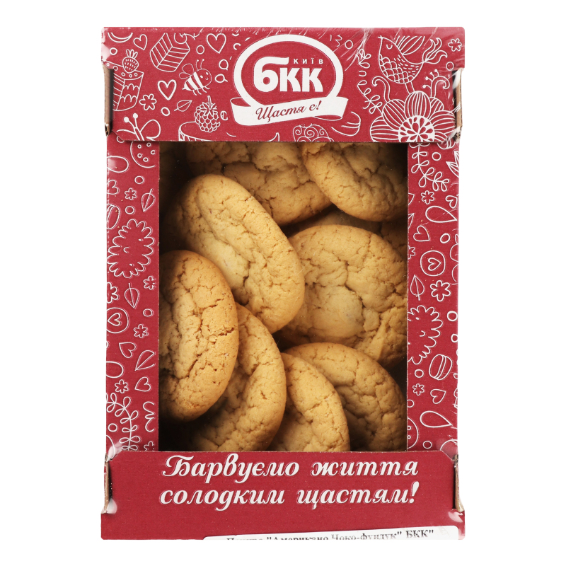 Печенье Американо Чоко-фундук Київ БКК к/у 300г Київ БКК(4820205873836 ...