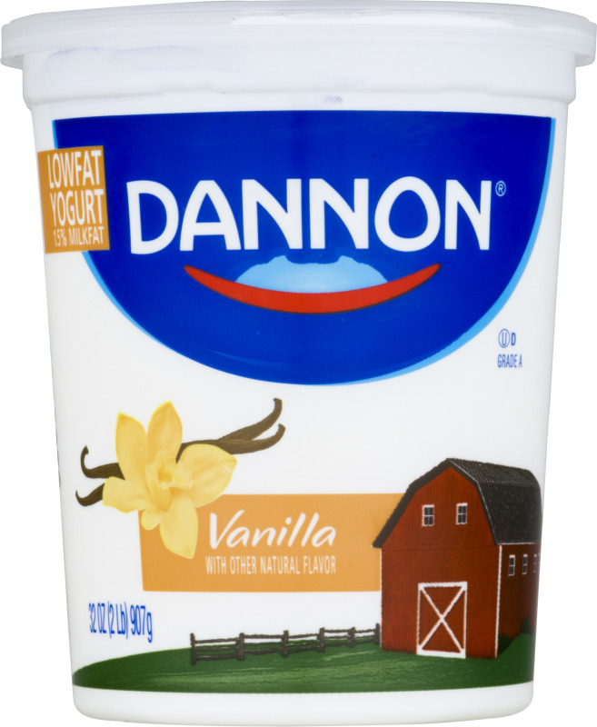 Dannon Lowfat Yogurt Vanilla Dannon(36632002105): customers reviews ...