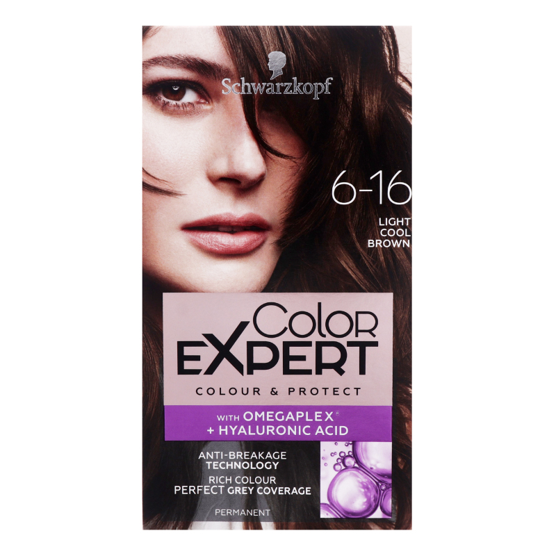 Стійка крем-фарба Color Expert 6-16 Холодний Попелястий Каштановий ...