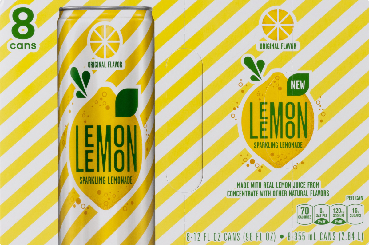 Lemon Lemon Sparkling Lemonade Original Flavor - 8 CT Lemon Lemon(12000162701): customers ...