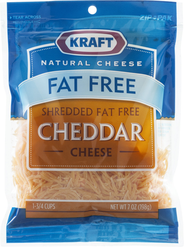 Kraft Natural Cheese Shredded Fat Free Cheese Cheddar Kraft(21000024629 ...