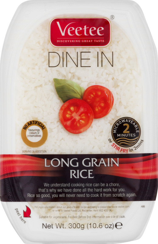 Veetee Dine In Long Grain Rice Veetee(757107011285): customers reviews ...