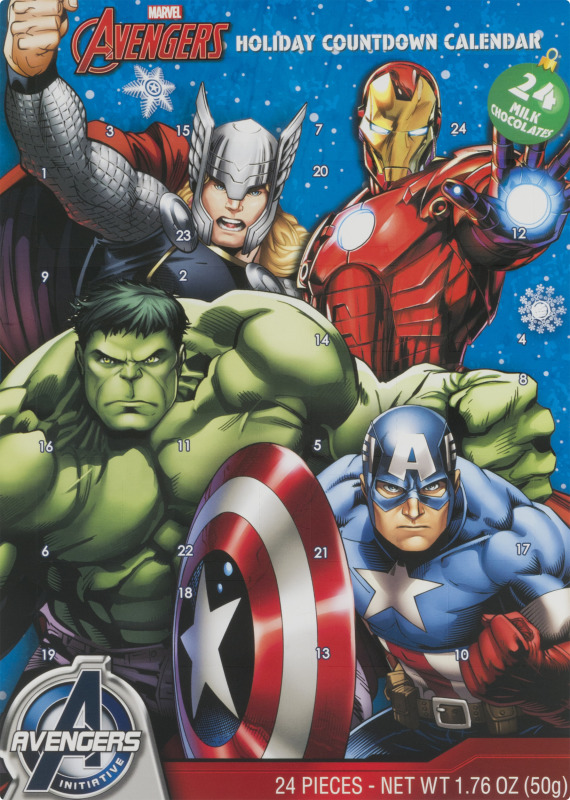 Marvel Avengers Holiday Countdown Calendar - 24 CT Marvel Avengers ...