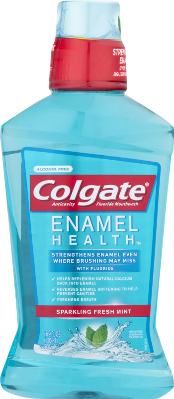 Colgate Enamel Health Anticavity Fluoride Mouthwash Sparkling Fresh ...