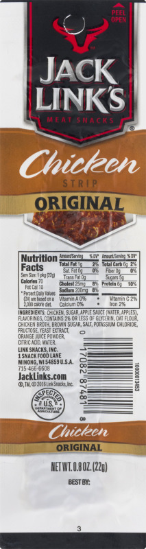 Jack Link's Chicken Strip Original Jack Link's(17082874818): customers ...