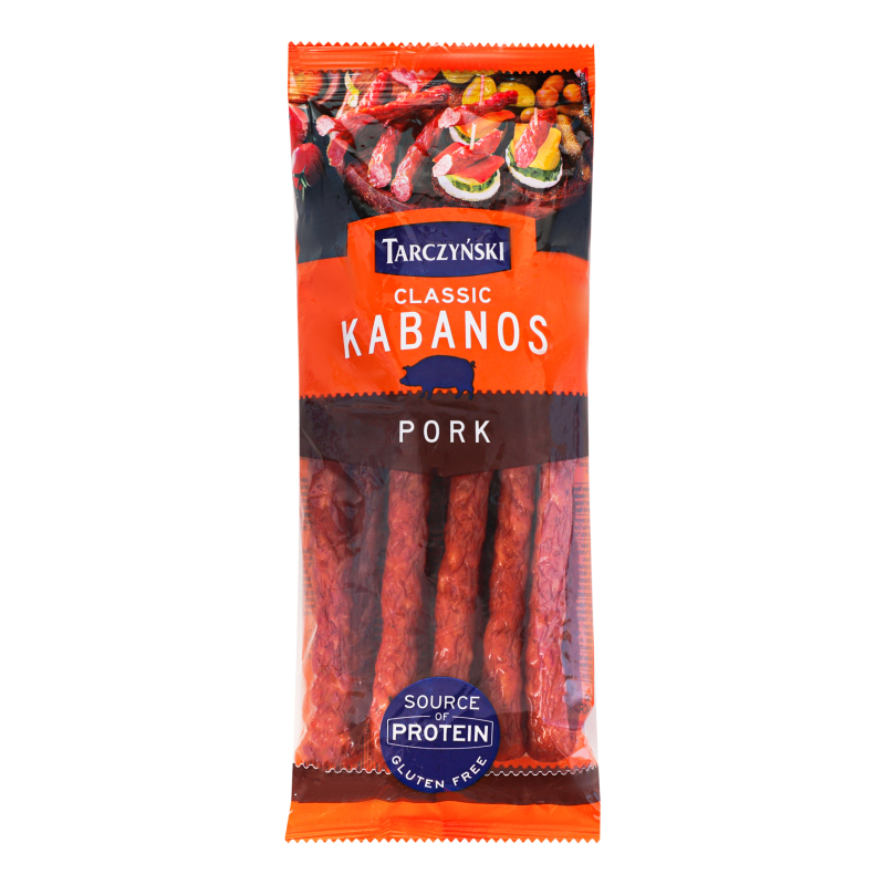 Ковбаски Tarczynski Kabanos зі свинини в/к сушені(5908230519949 ...