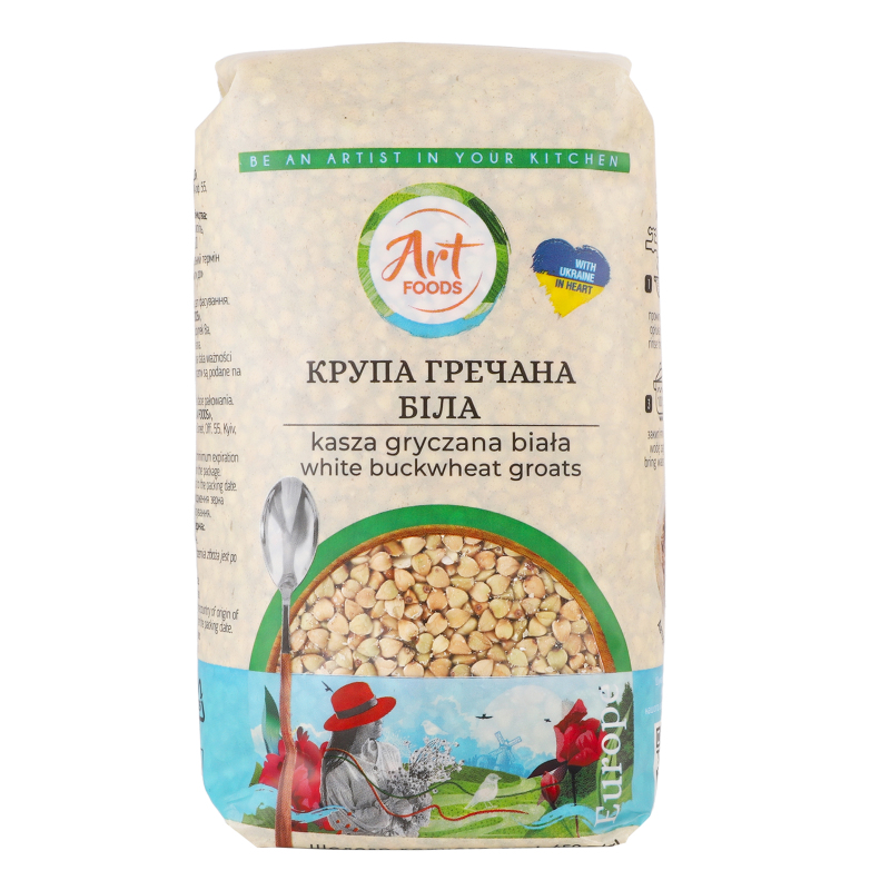 Крупа гречневая белая Art Foods м/у 450г Art Foods(4820191594388 ...