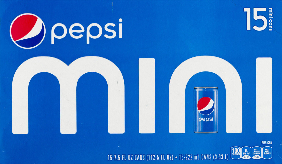 Pepsi Mini Cans - 15 CT(12000162008): customers reviews @ listex.online