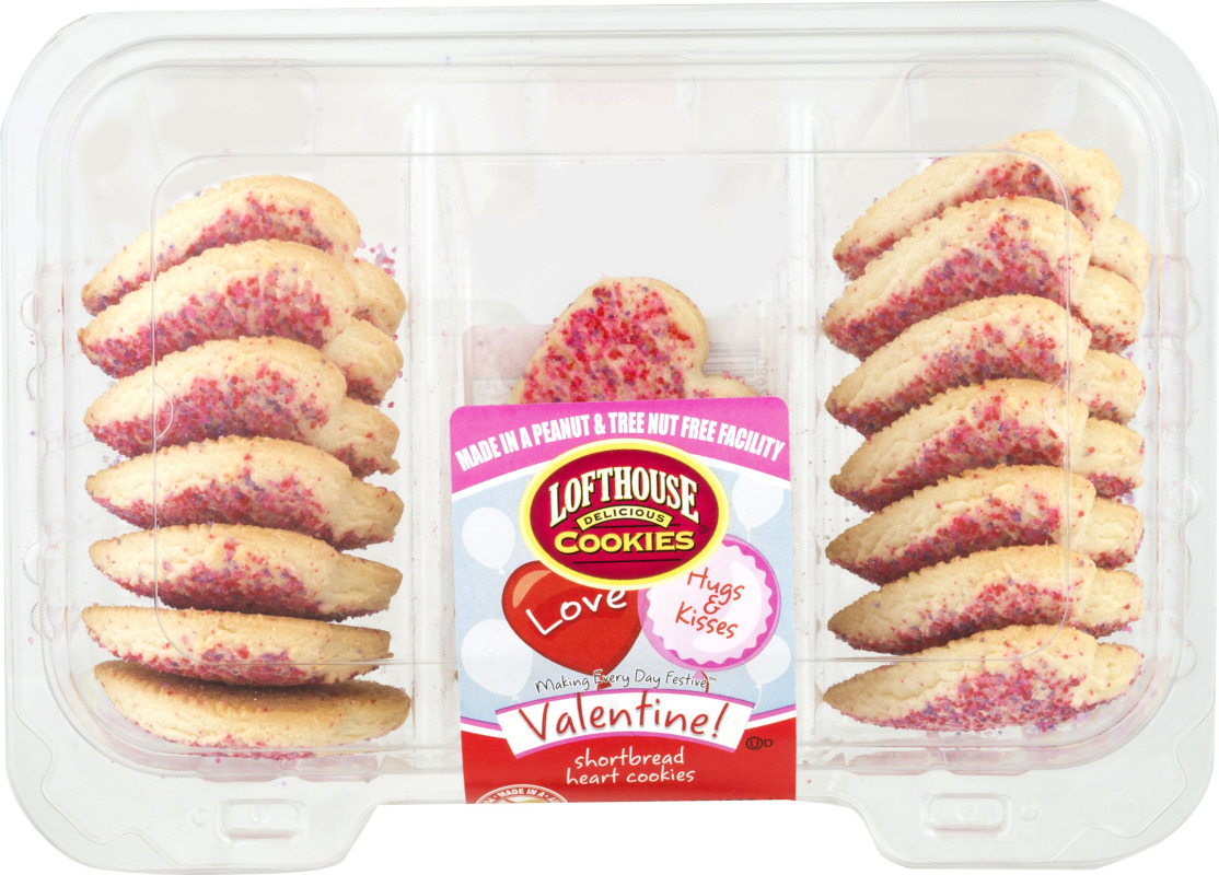 Lofthouse Cookies Valentine! Shortbread Heart Cookies Lofthouse ...