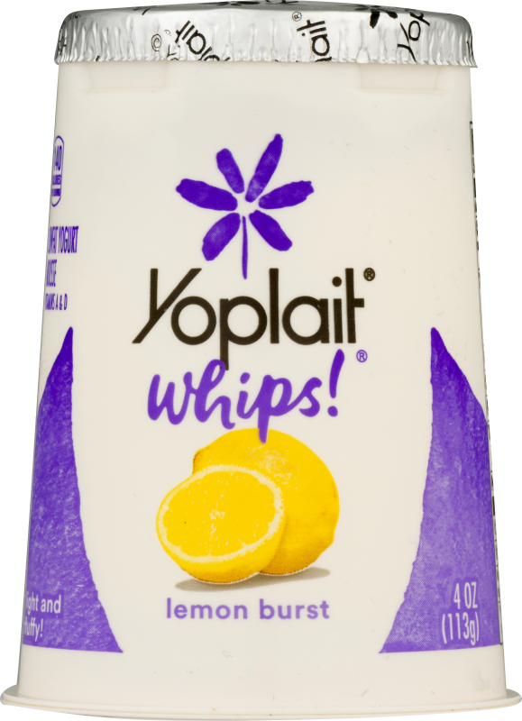 Yoplait Whips! Lowfat Yogurt Mousse Lemon Burst Yoplait(70470002699 ...