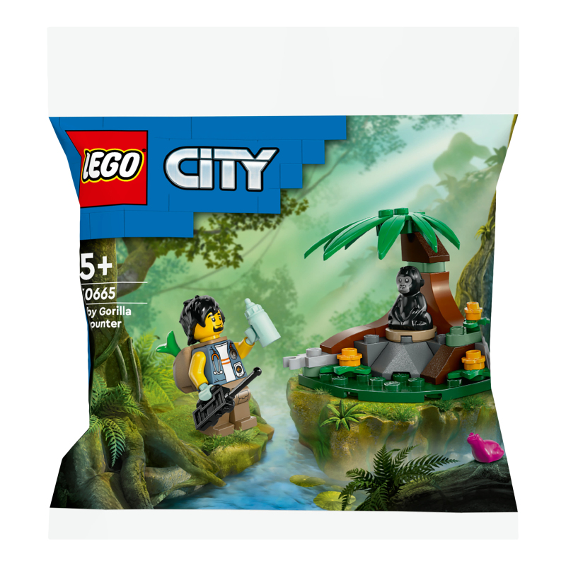Конструктор для детей от 5лет №30665 Baby Gorilla Encounter City Lego ...