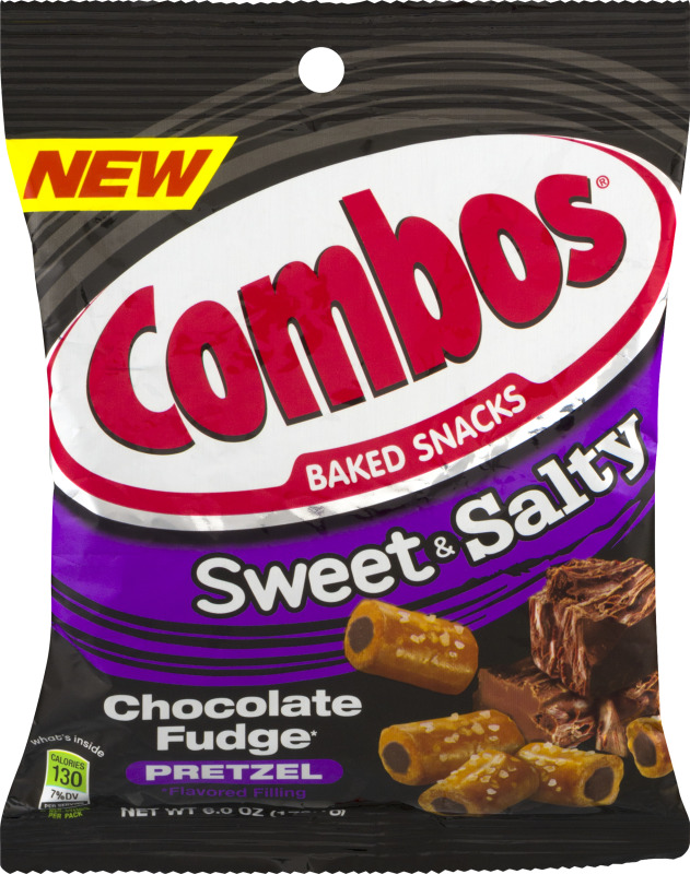 Combos Baked Snacks Sweet & Salty Chocolate Fudge Pretzel Combos ...