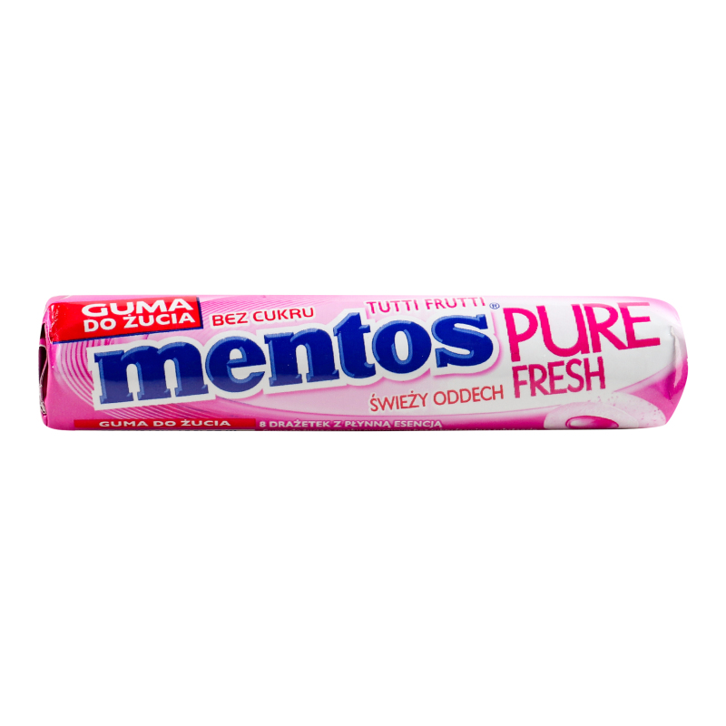 Резинка жевательная Mentos Pure fresh тутти-фрутти(80927150): купить в ...