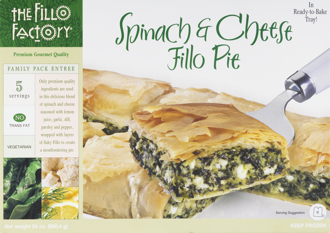 The Fillo Factory Spinach & Cheese Fillo Pie The Fillo Factory ...