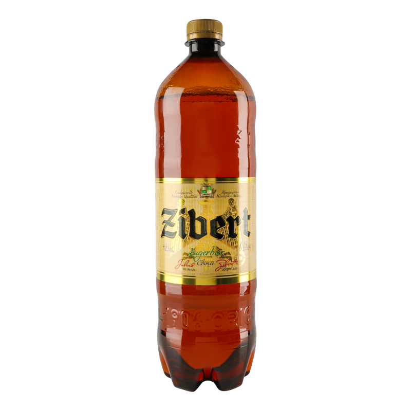 Пиво 1.15л 4.4% светлое пастеризованное Lagerbier Zibert п/бут Zibert ...
