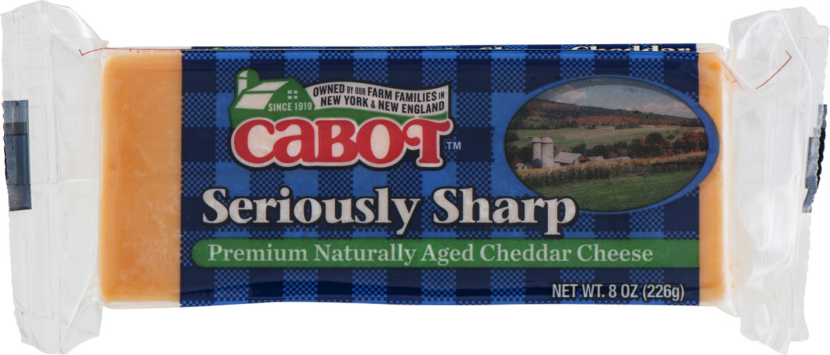 Cabot Aged Cheddar Cheese Seriously Sharp Cabot(78354717288): customers ...
