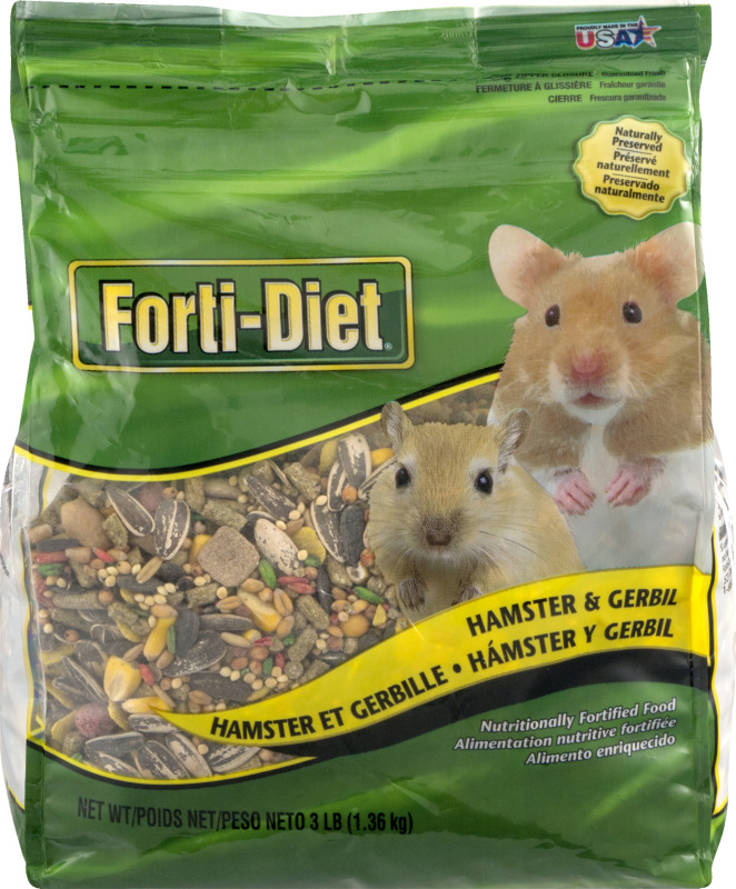 Forti-Diet Nutritionally Fortified Food Hamster & Gerbil Forti-Diet ...