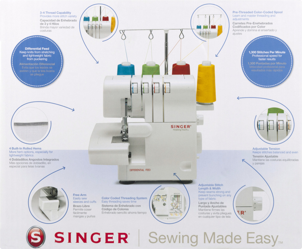 Singer Finishing Touch Sewing Machine Singer(37431146540): customers ...