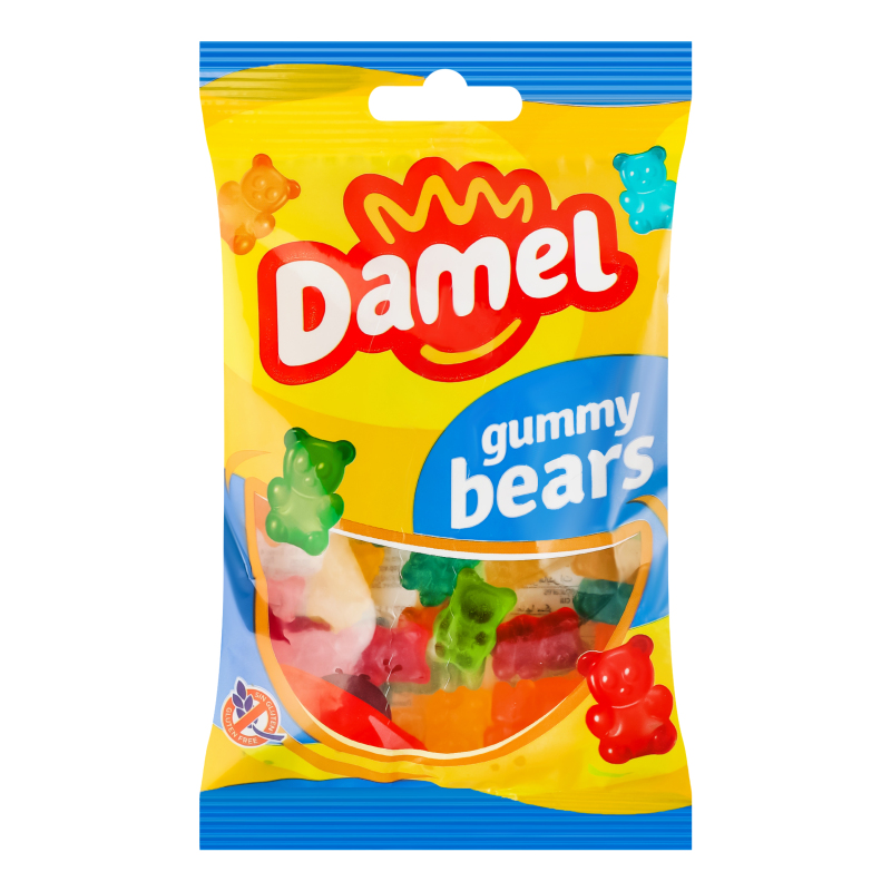 Конфеты желейные Gummy bears Damel м/у 80г Damel(8411500116665): купить ...