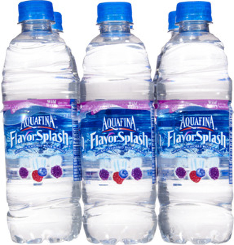 Aquafina Flavor Splash Naturally Flavored Wild Berry Water Beverage - 6 PK Aquafina(12000012075 ...