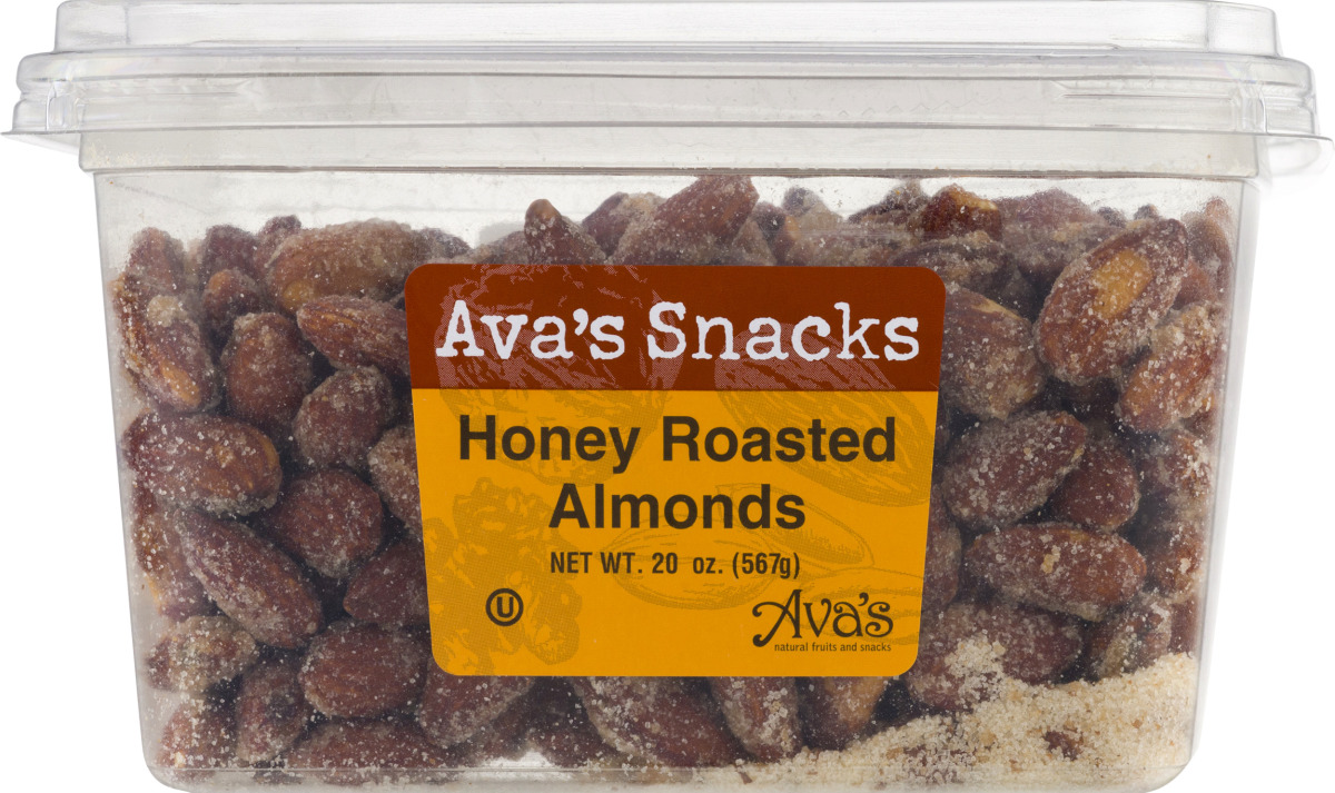 Ava's Snacks Honey Roasted Almonds Ava's Natural(810111010214 ...