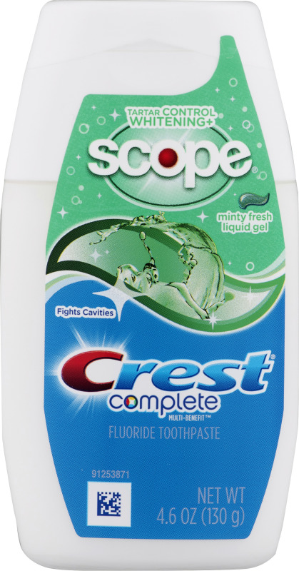 Crest Complete Fluoride Toothpaste Minty Fresh Crest(37000385936 ...