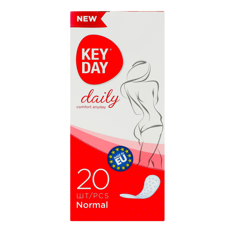 Прокладки ежедневные Normal Key Day 20шт Key Day(18588005380734 ...