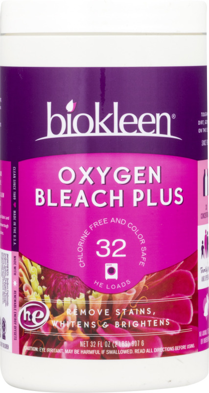 Biokleen Oxygen Bleach Plus 32 HE Loads Biokleen(717256000493 ...