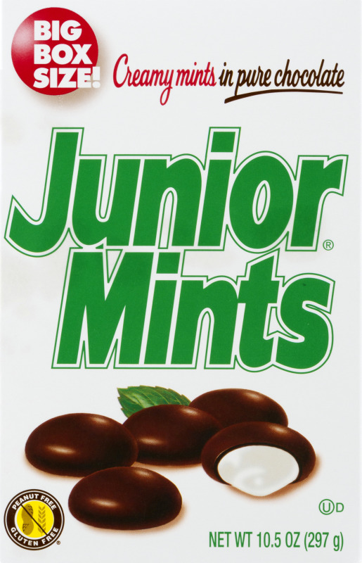 Junior Mints Creamy Mints in Pure Chocolate Big Box Size! Junior Mints ...