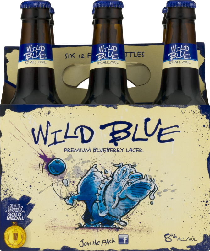 Wild Blue Premium Blueberry Lager - 6 CT Wild Blue(18200109935 ...
