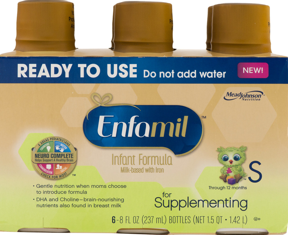 Enfamil Infant Formula for Supplementing Bottles - 6 CT Enfamil ...